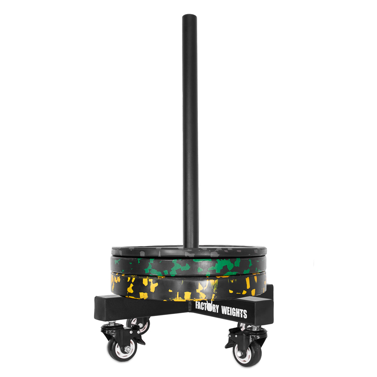 Bumper Plate Stacker Trolley for 2" Plates | Factory Weights