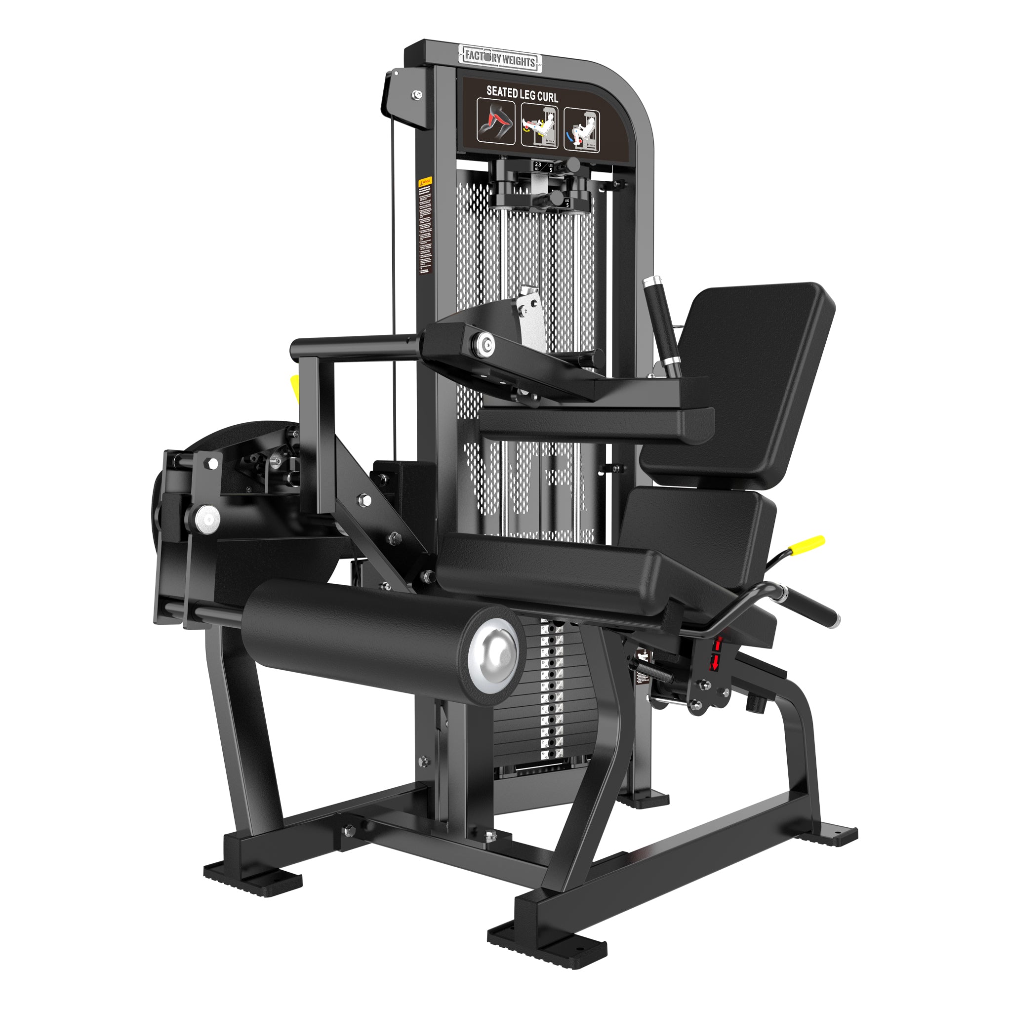 Core Series 120kg Pin-Selected Seated Leg Curl