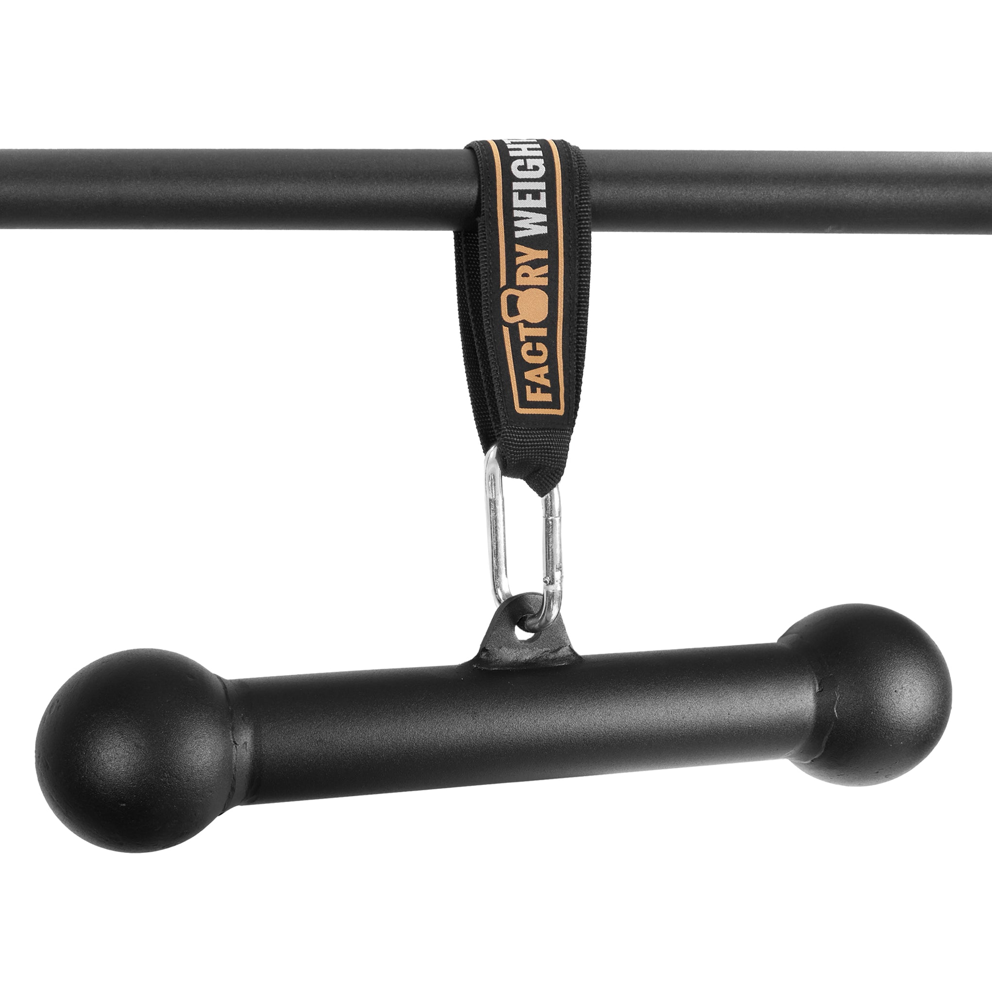 Dog Bone-Style Solid Steel Grip Attachment | Factory Weights