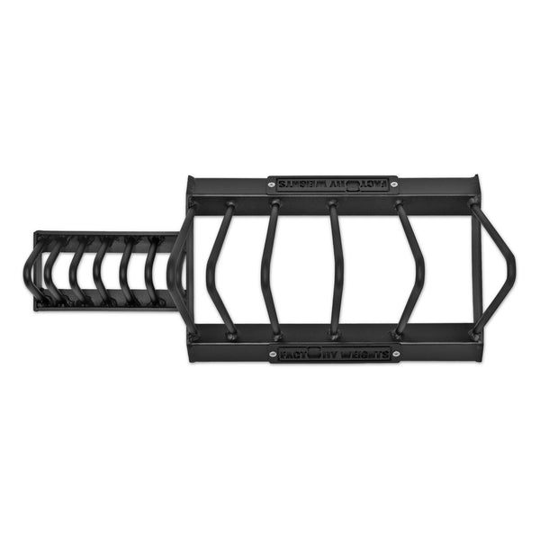 Dual Toaster Rack - Bumper Plate Storage | Factory Weights