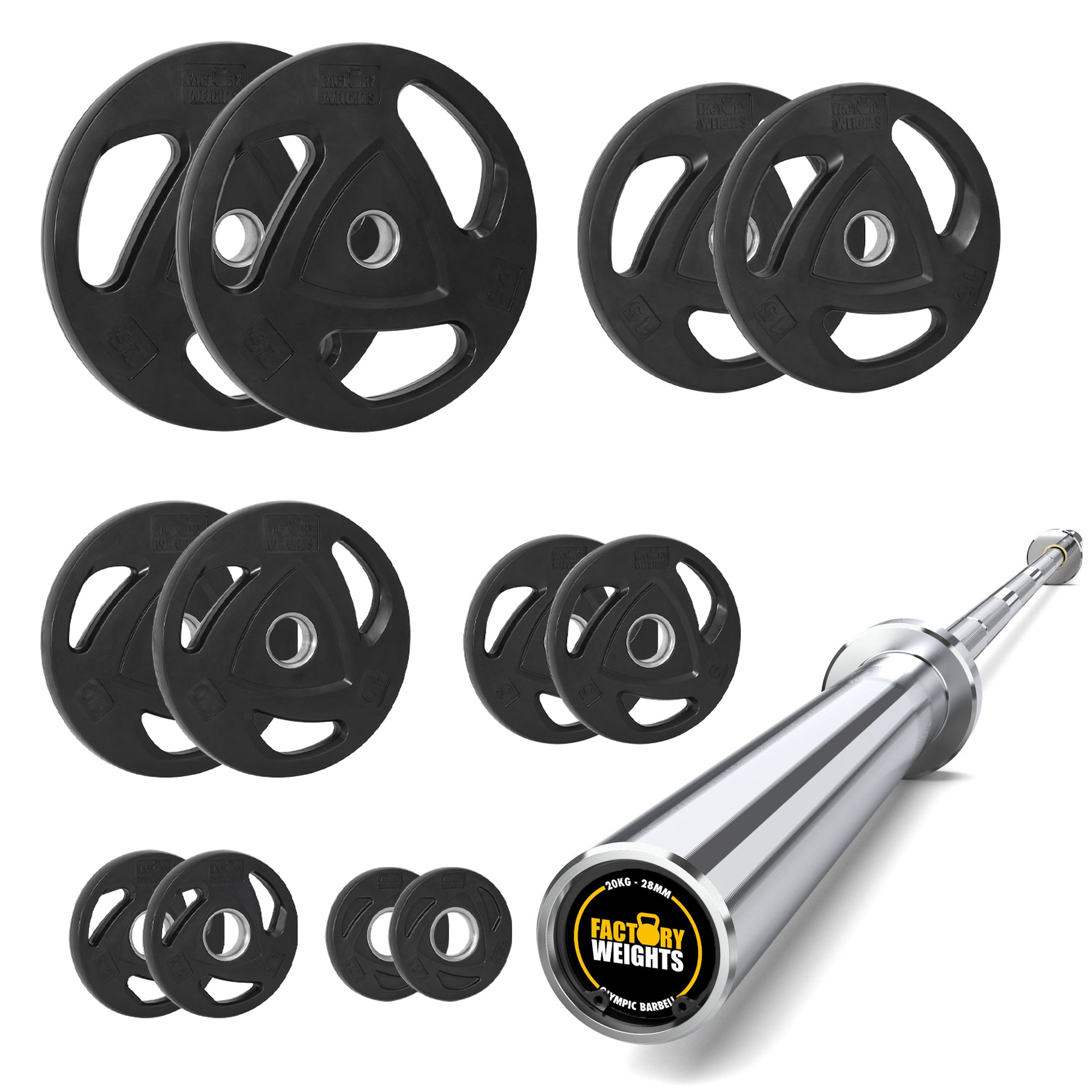 Barbell & Plate Sets for Strength Training | Factory Weights