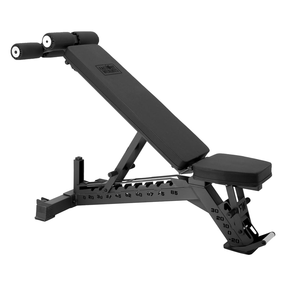 Buy the Omni Decline Adjustable AB Bench | Factory Weights