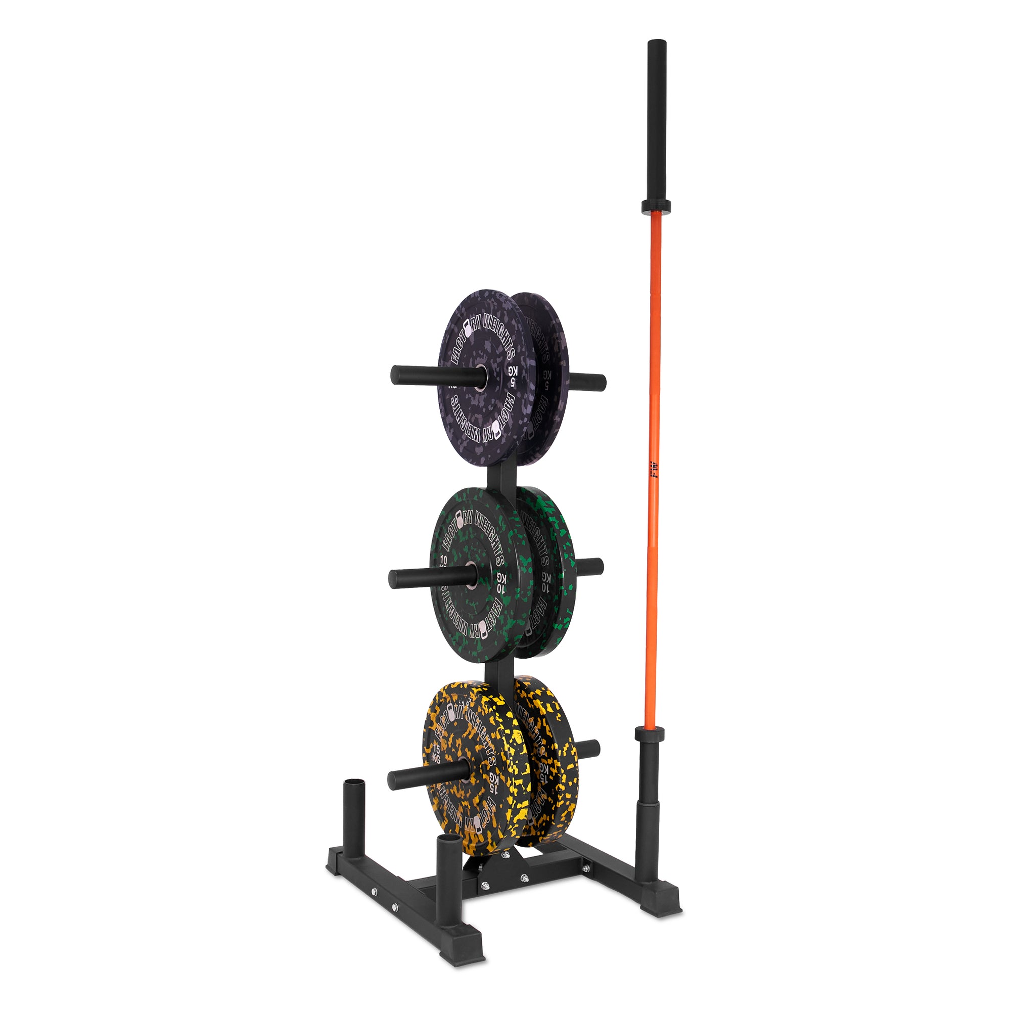 Olympic Weight Storage Tree with Barbell Storage