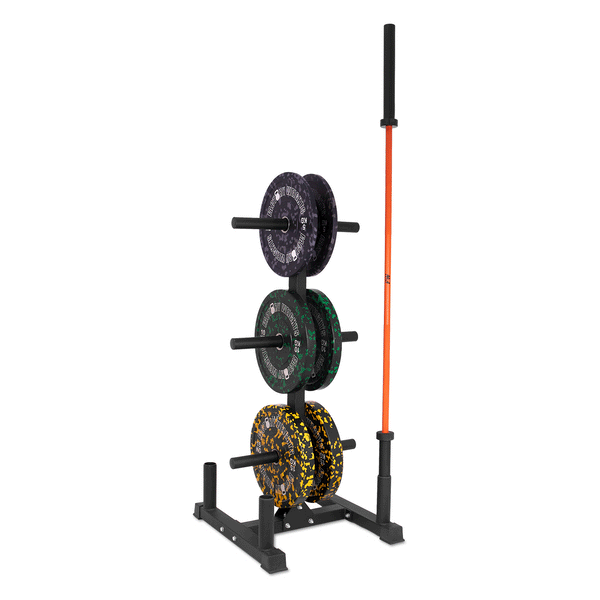 Olympic Weight Storage Tree with Barbell Storage