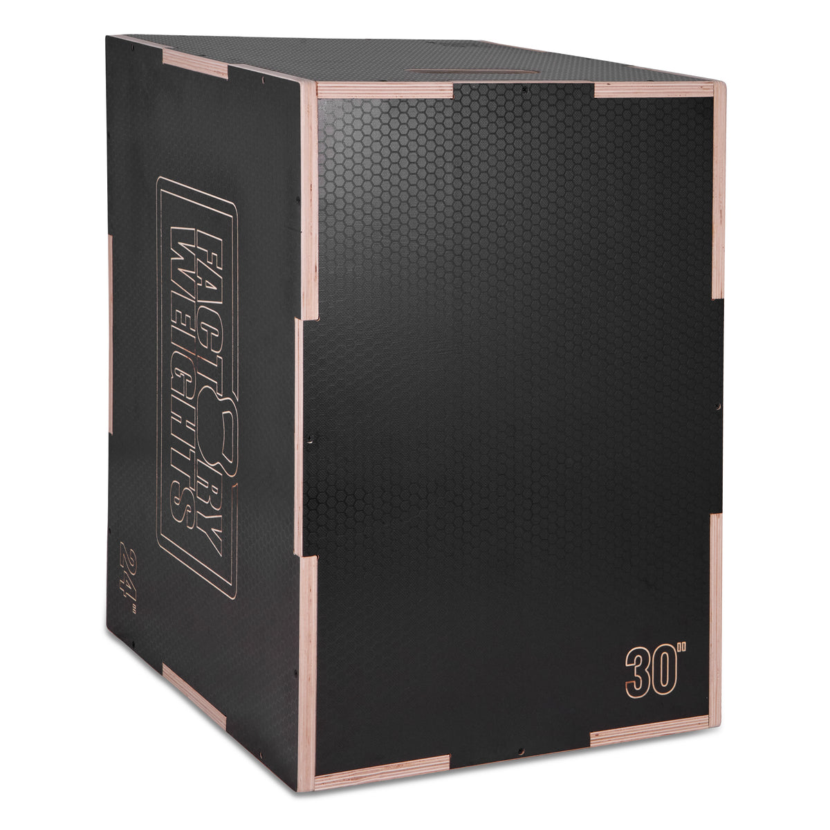 Pro Wooden Plyo Jump Box - Varied Heights | Factory Weights