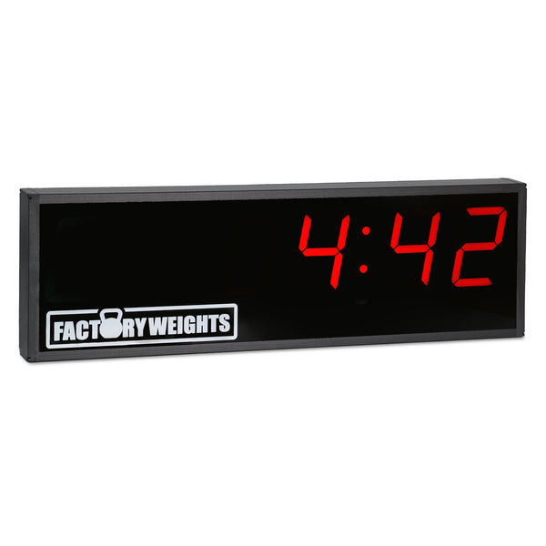 Pro LED Gym Timer & Remote (AAA Batteries) | Factory Weights