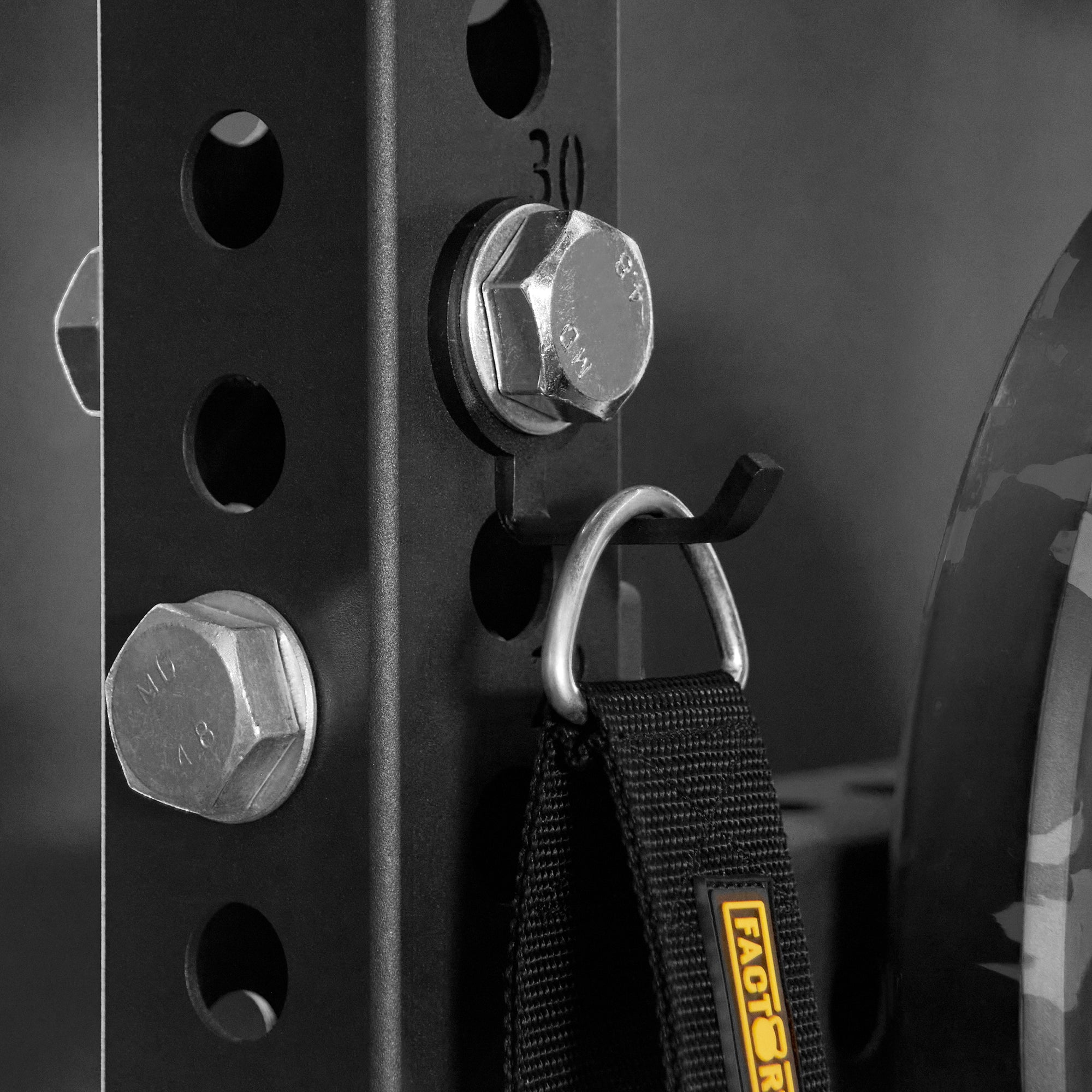 Rack Mounted Storage Hooks