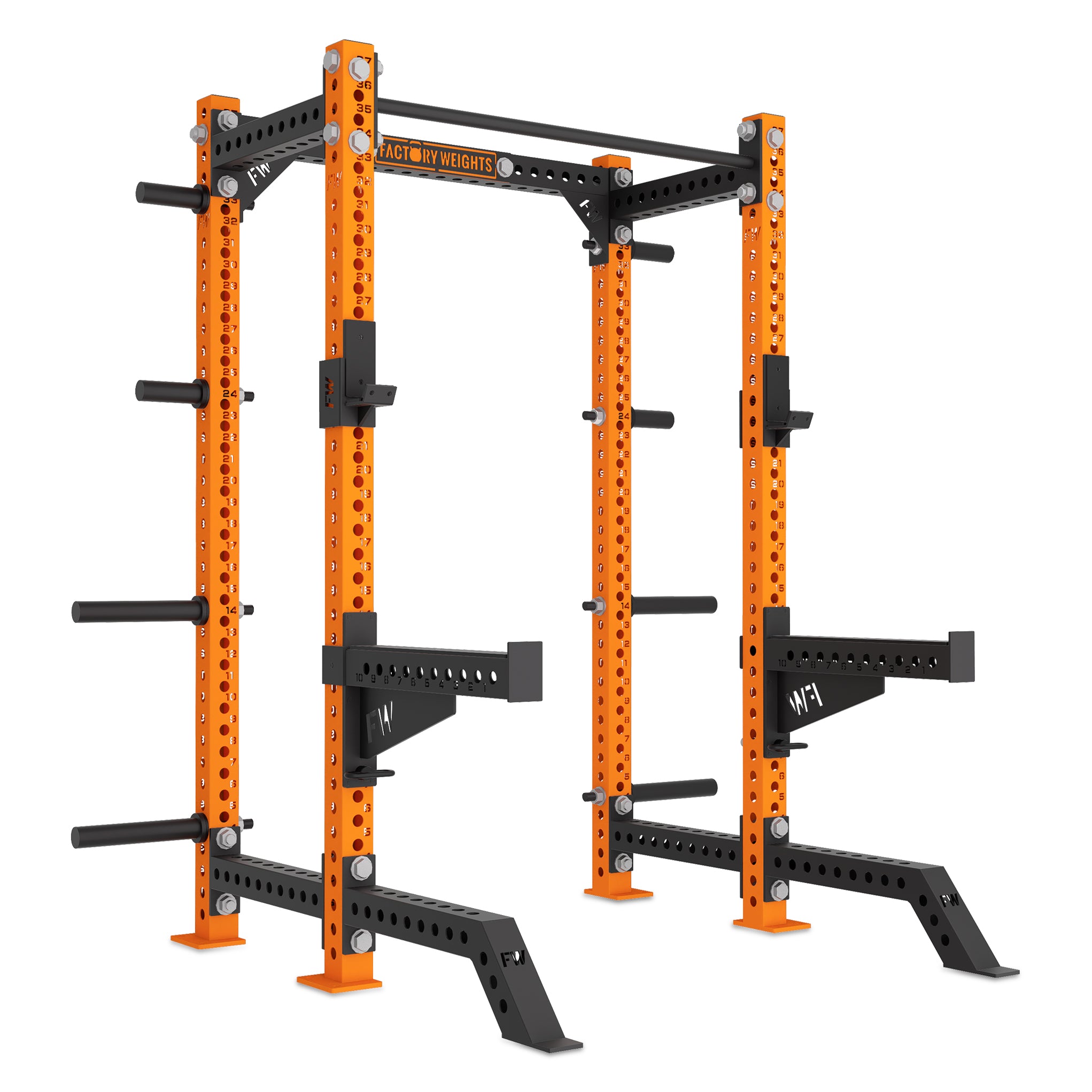 Short Half Rack - L142cm H185cm W131cm | Factory Weights