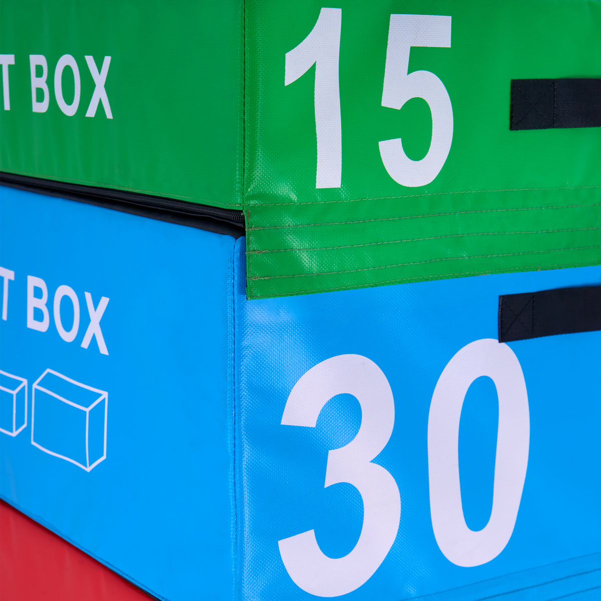 Stackable Soft Plyo Jump Boxes - 70x70cm | Factory Weights