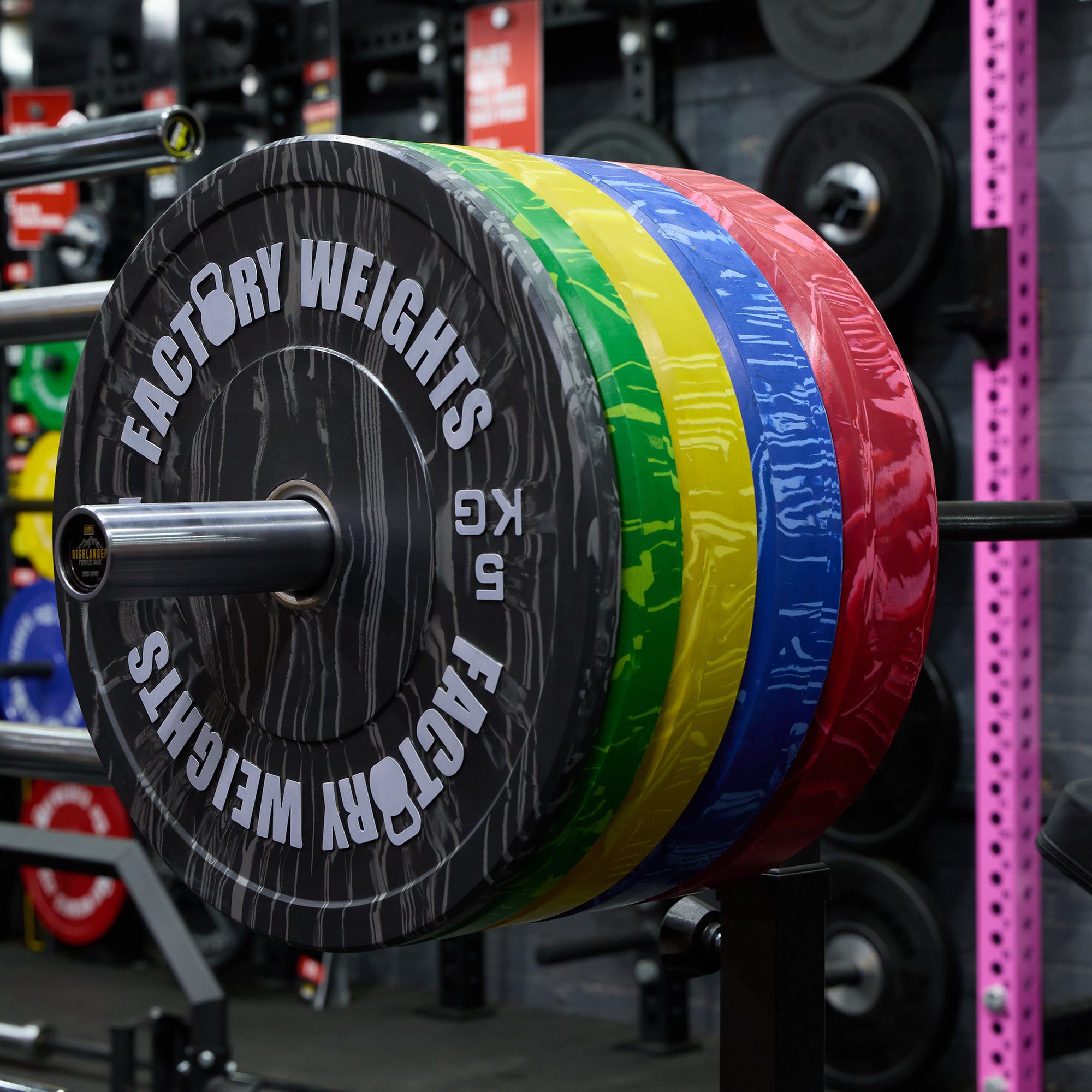 Bumper Plates - Protective Rubber Coating | Factory Weights