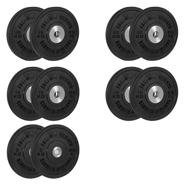 150kg Urethane Bumper Plate Set | Factory Weights
