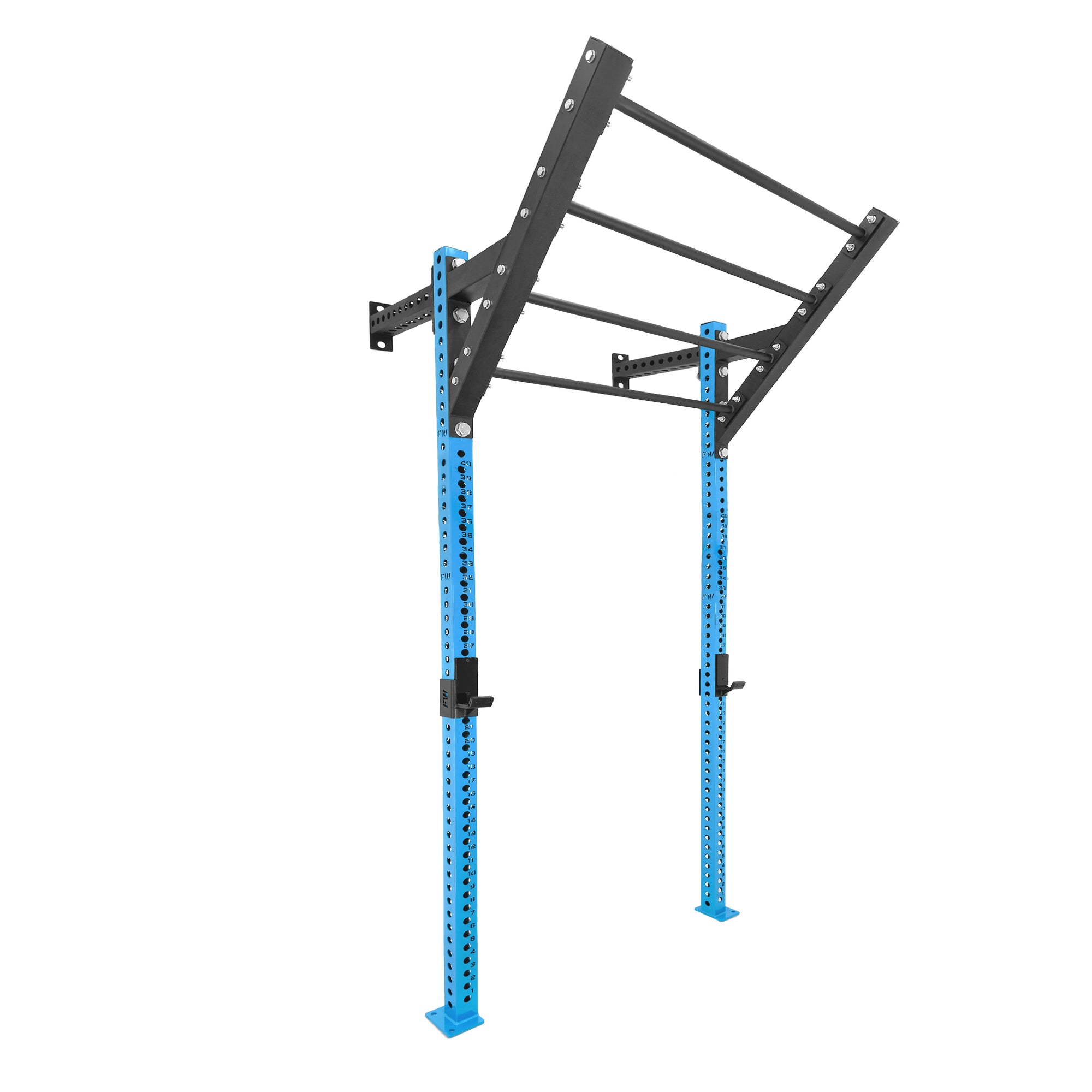 Tall Wall Rack Black - H 275cm - W 132cm | Factory Weights