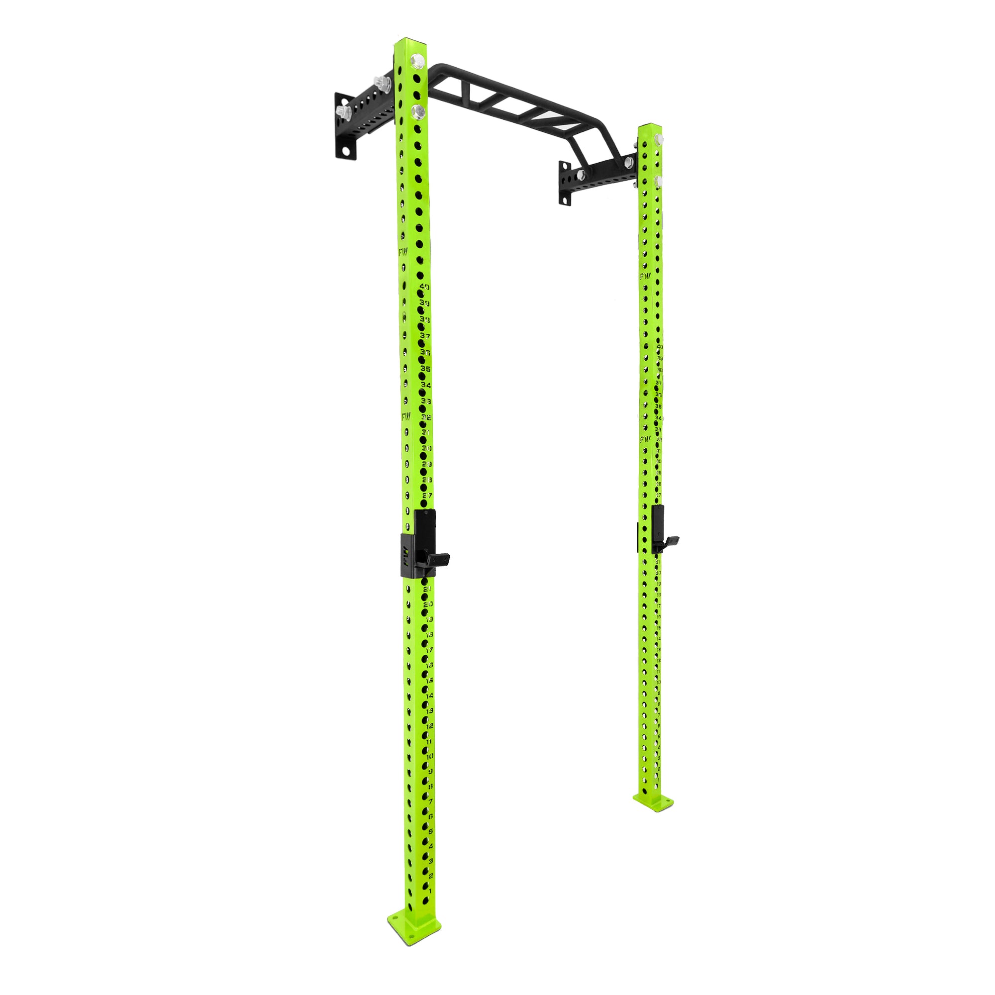 Tall Wall Rack Black - H 275cm - W 132cm | Factory Weights