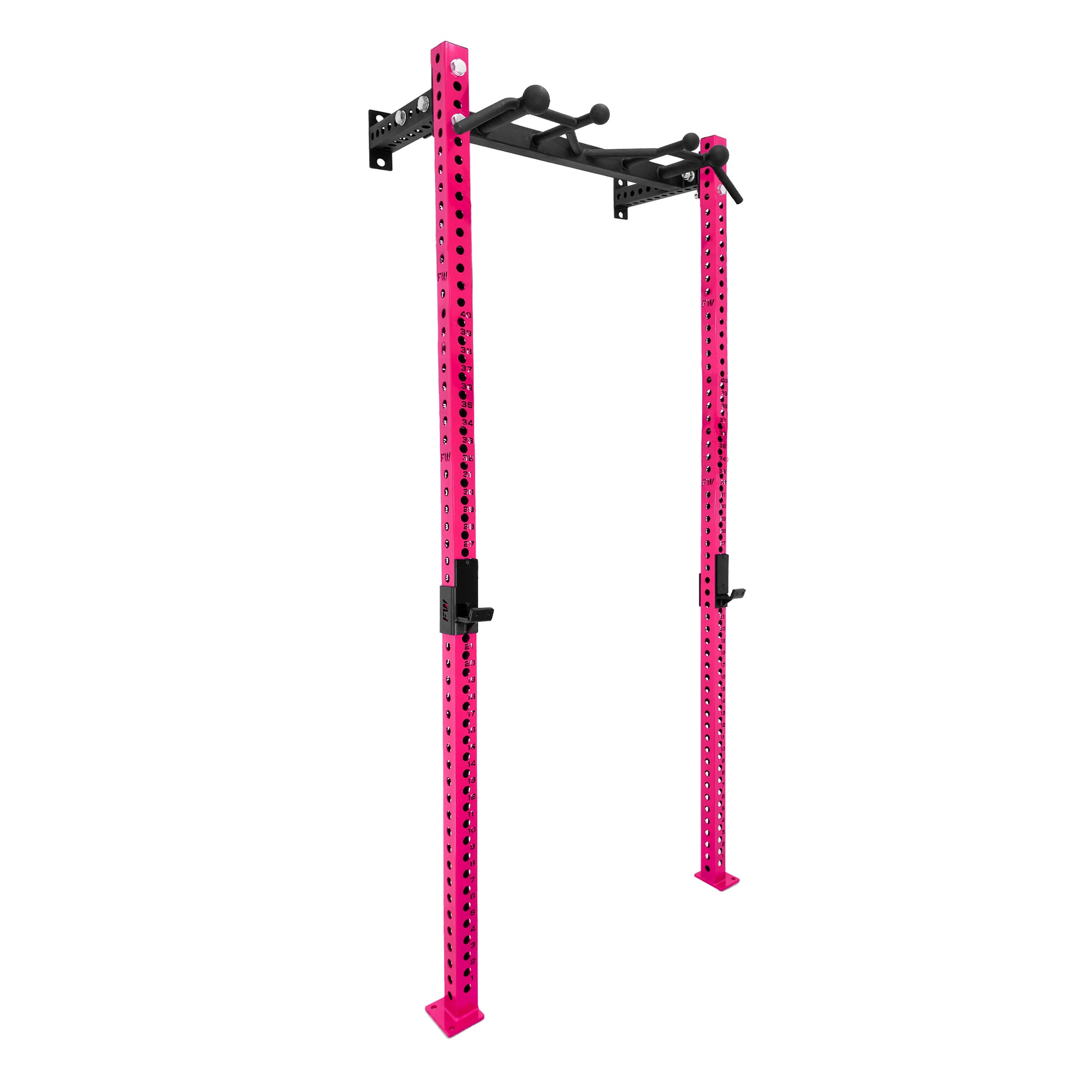 Tall Wall Rack Black - H 275cm - W 132cm | Factory Weights